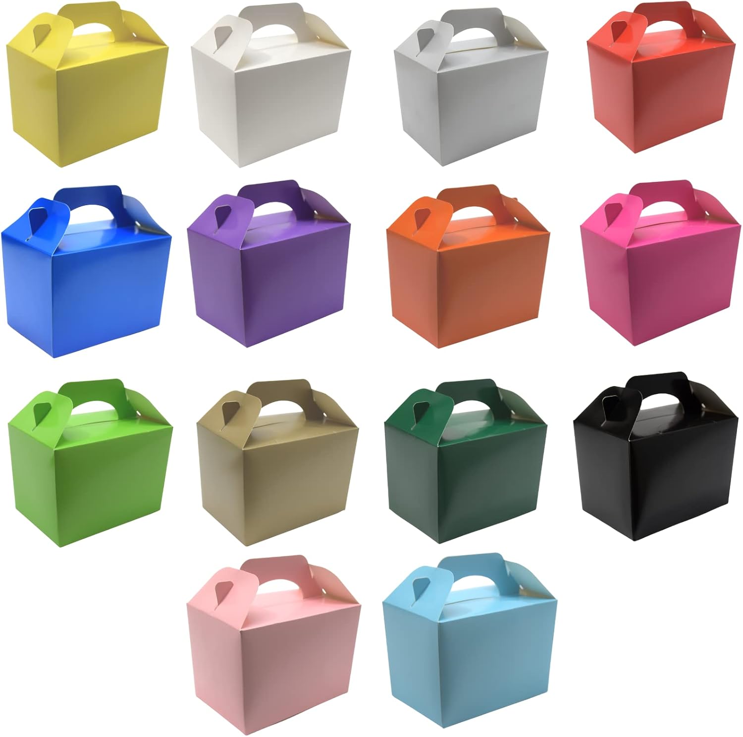 Lotus 10-Pack Colorful Party Boxes for Kids-Perfect for Birthdays, Baby ...