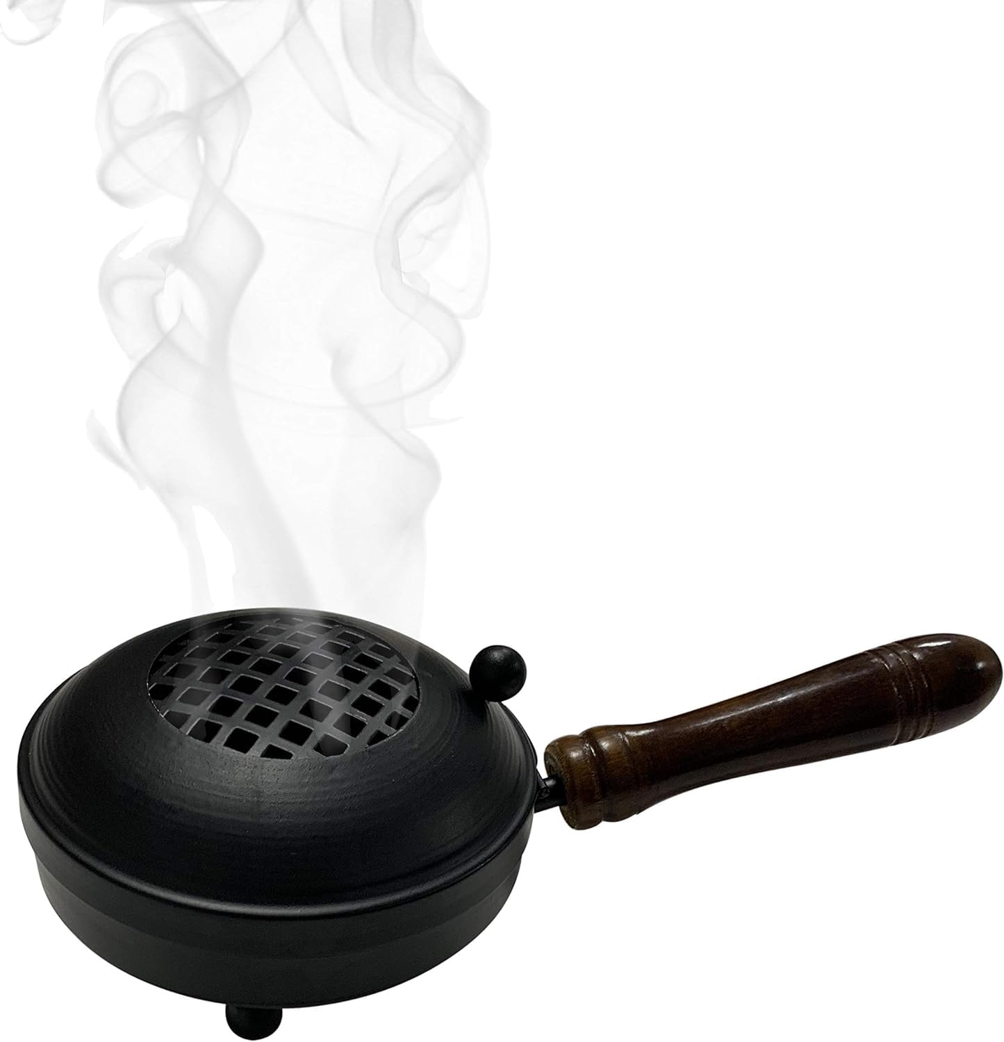 Ibrahim Enterprises Metal Charcoal Incense Burner, DOP Pot, Loban ...