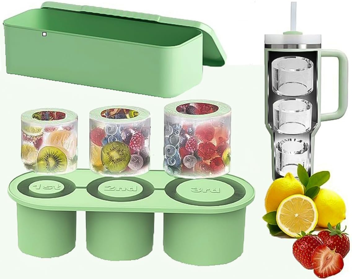 Amazon.com: Ice Cube Tray for Stanley Cup 30-40oz, Stanley Ice Mold ...
