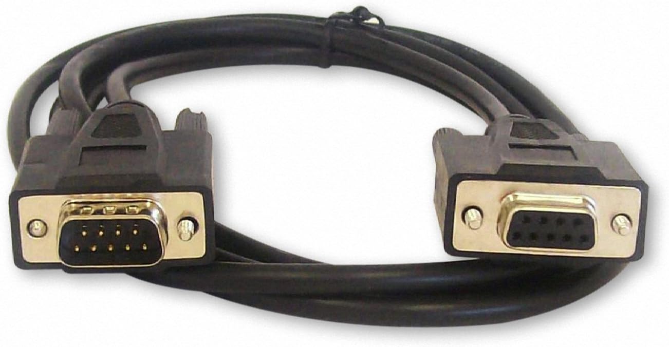 Amazon.com: Your Cable Store Black 6 Foot DB9 9-Pin Serial Port ...