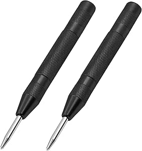 2 Pcs Automatic Center Punch,Alloy steel 5.2 inch Spring Loaded Center ...
