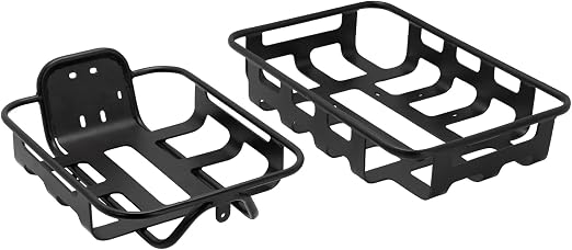 Amazon.com : Lectric eBikes Front and Rear Bike Basket Cargo Package ...