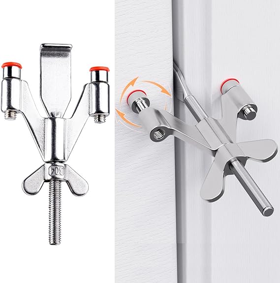Portable Door Lock Home Security Hotel Door Locks (Silver Wing ...