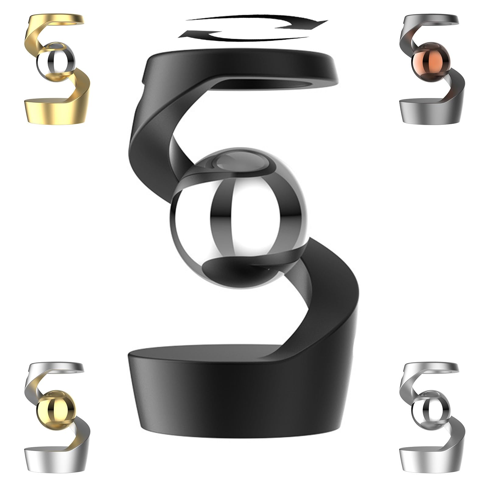 Amazon.com: Gravity Defying Kinetic Desk Toy, Desk Spinning Toys for ...