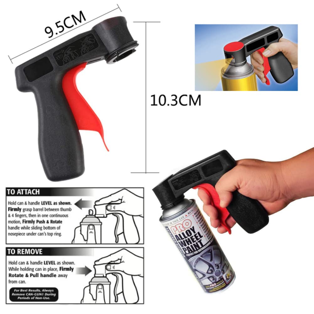 DIY Painting Tool Accessory Acogedor 2-Pack Spray Can Handle - Trigger ...