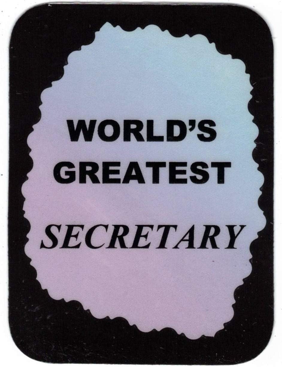 Amazon.com: World's Greatest Secretary 3" x 4" Love Note Professional ...