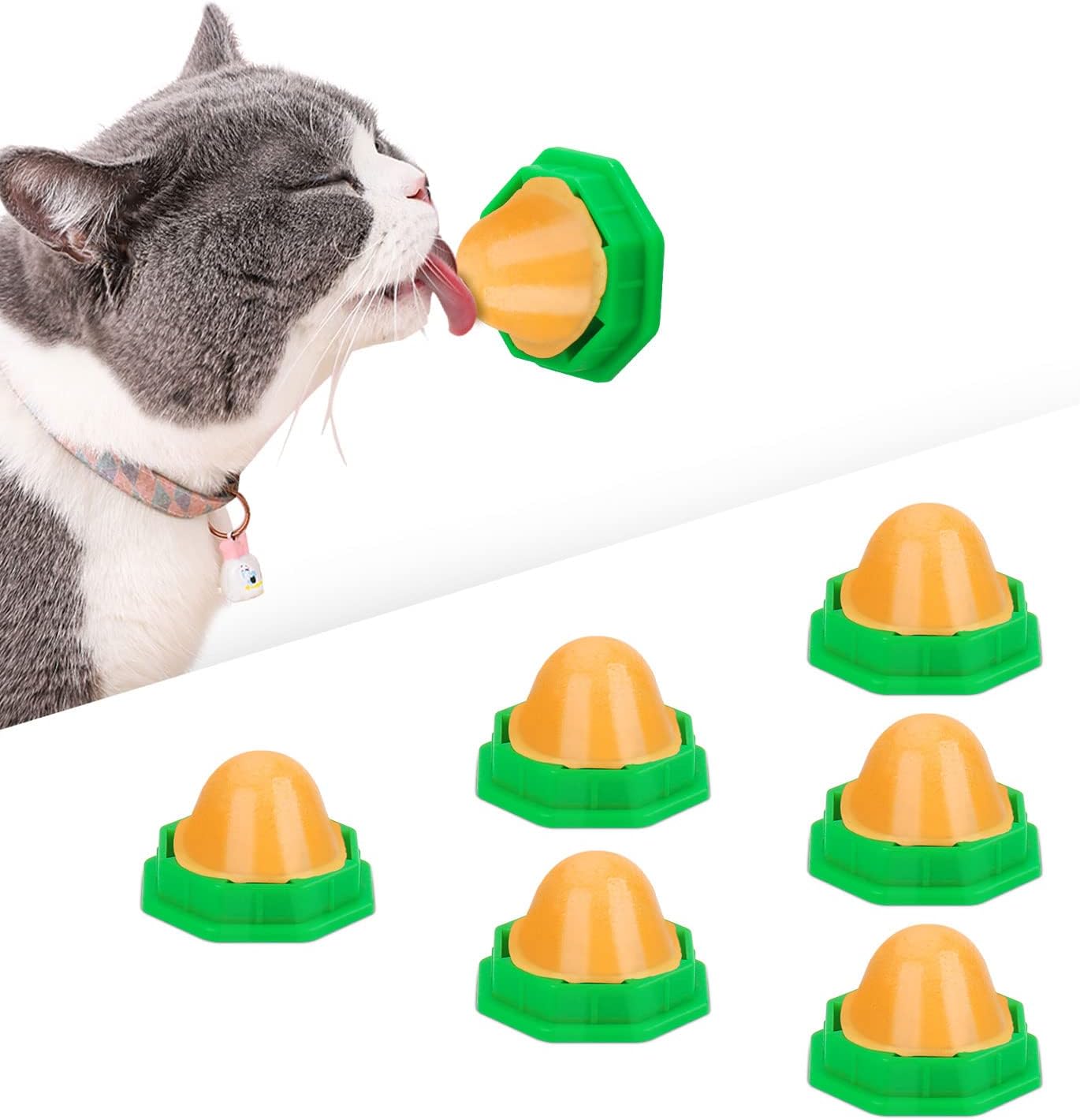 Amazon.com: Cat Snacks Candy Ball, Cat Sugar Energy Ball, Cat Lickable ...