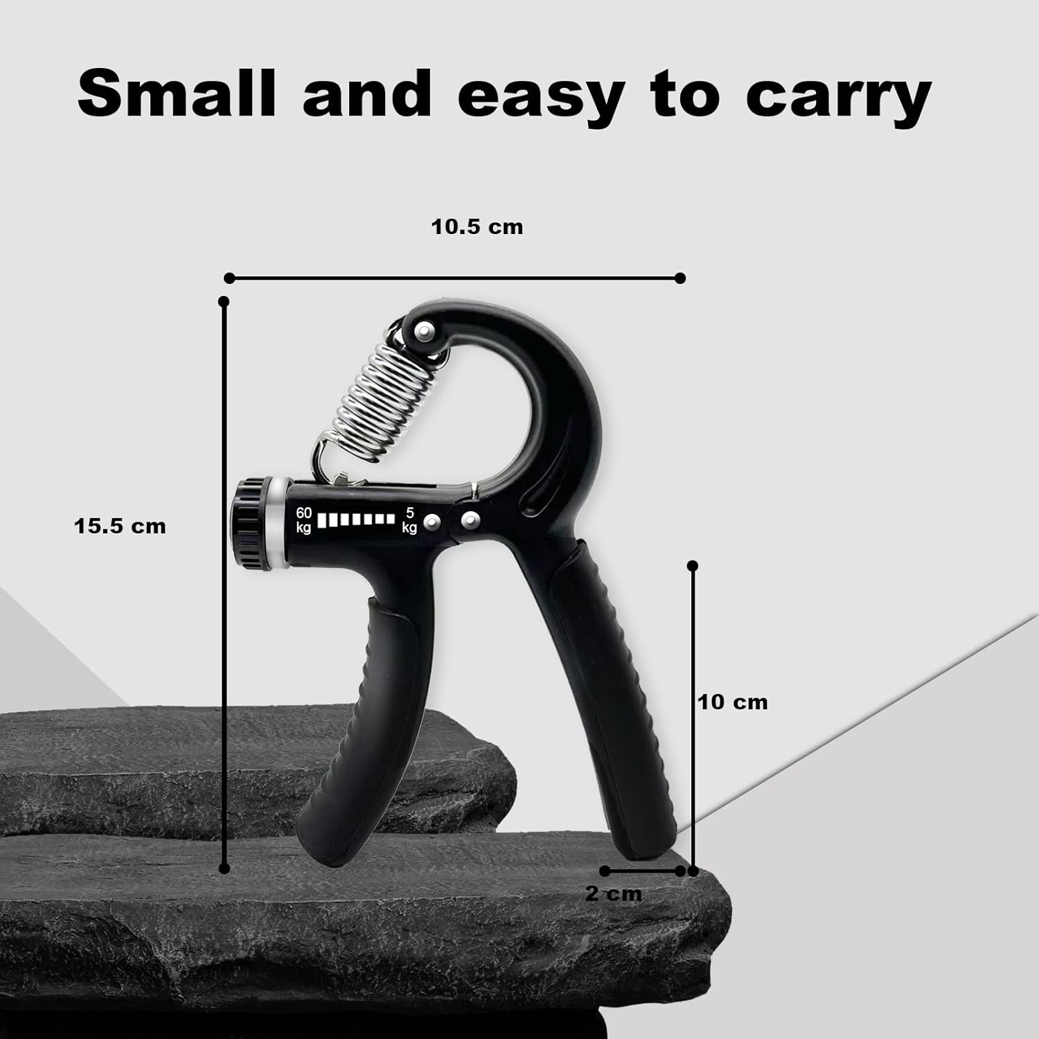 Jsdoin 2 Packs Hand Grip Strengthener, 5-60kg Fitness Grip Strength ...