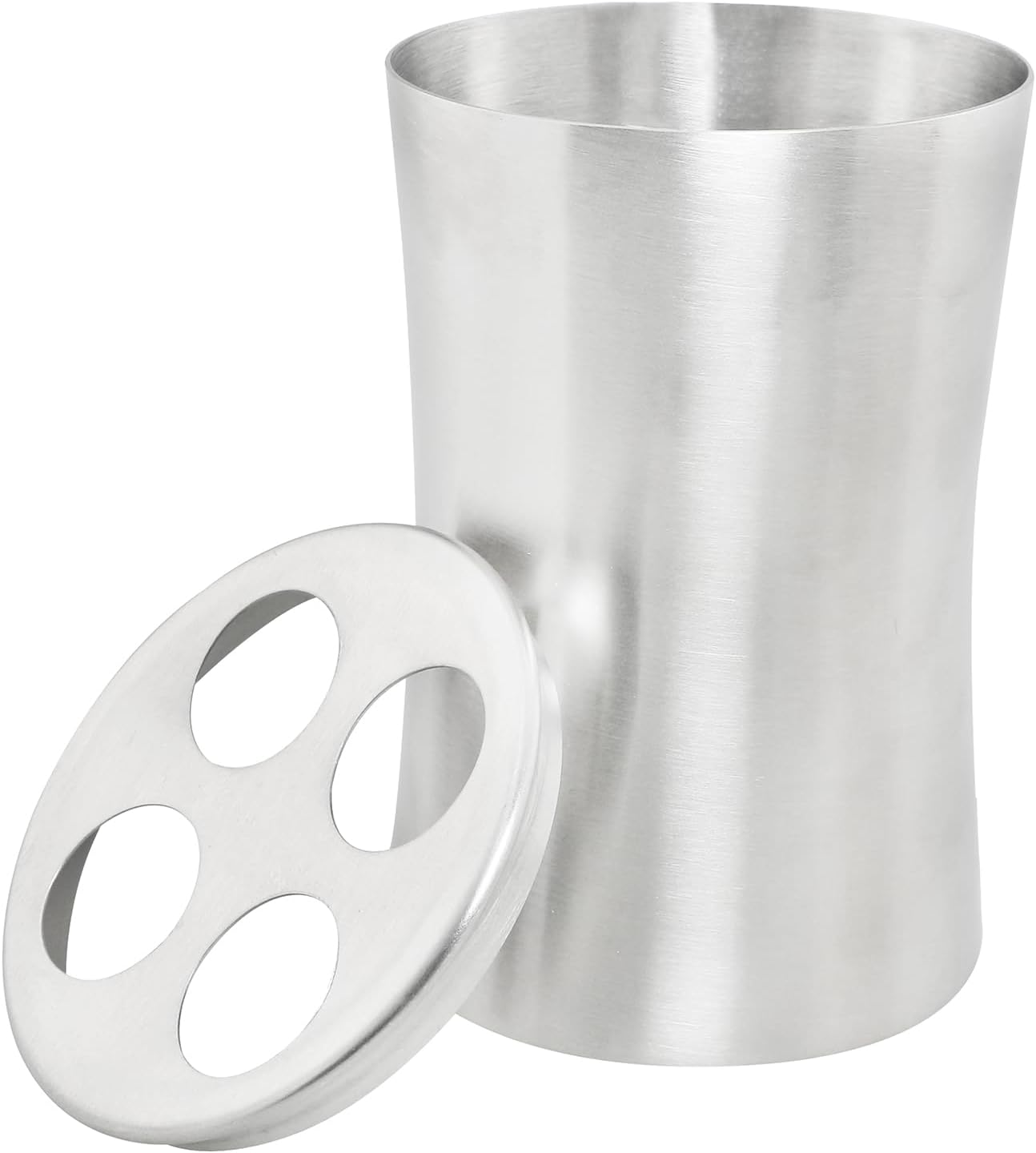 Amazon.com: ZZLZX Stainless Steel Toothbrush Holder with Waistline and ...