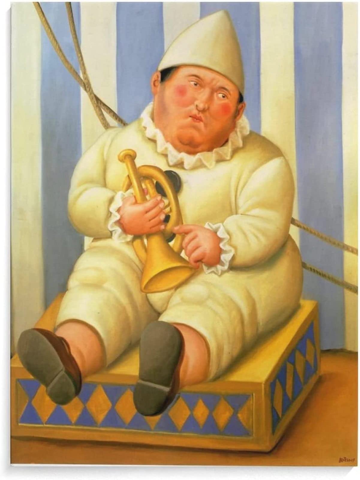 Fernando Botero Memes Fernando Botero Poster Fat Art Canvas Painting