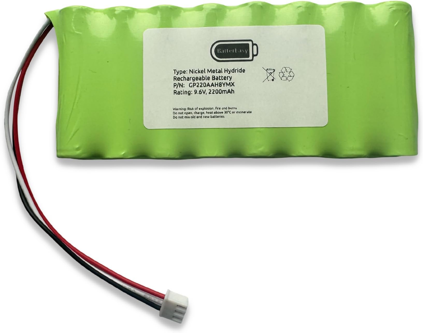 Pyronix Enforcer Control Panel Alarm Battery Replacement 9.6V NiMH ...