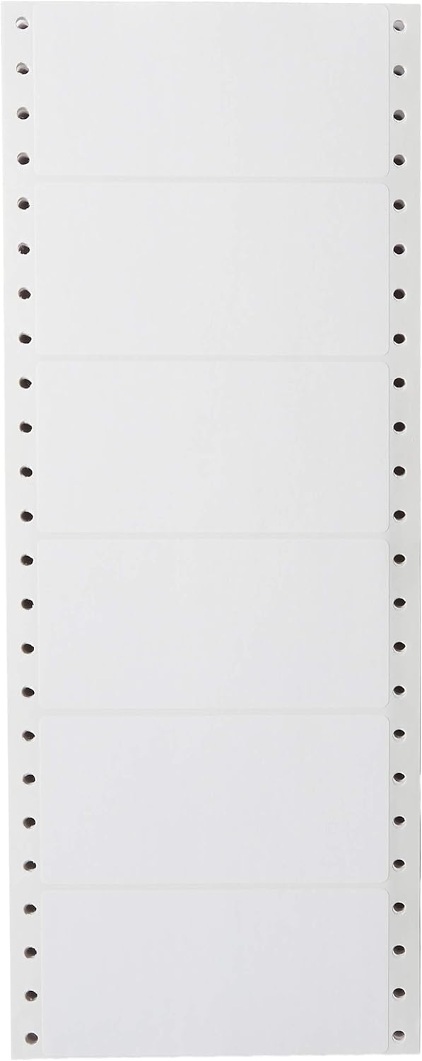 Amazon.com : Compulabel Pinfeed Labels Fanfold Permanent Adhesive, 4" x ...