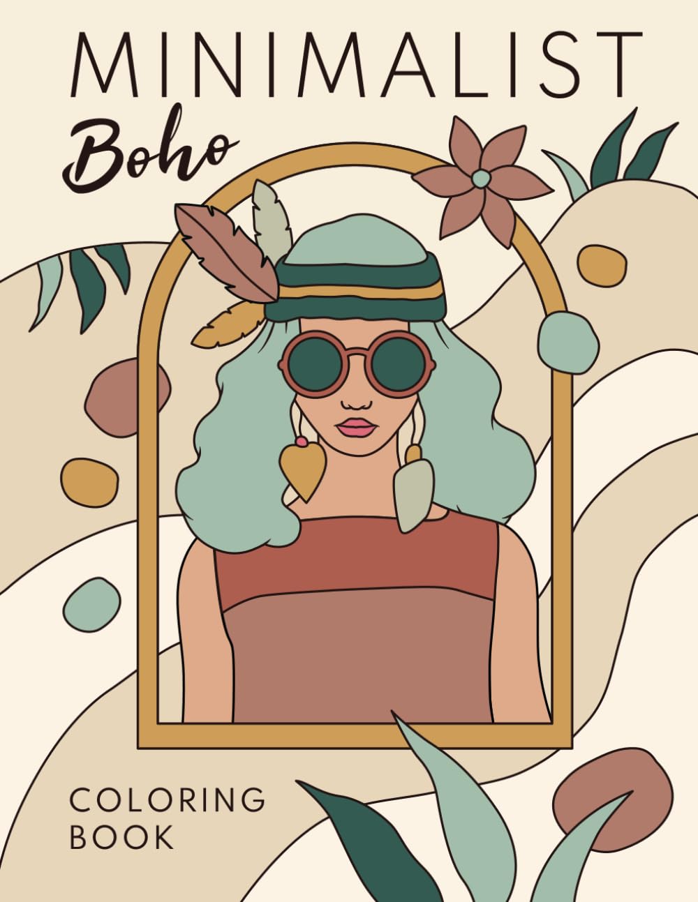 Amazon.com: Minimalist Boho Coloring Book for Teens & Adults: 40 Simple ...