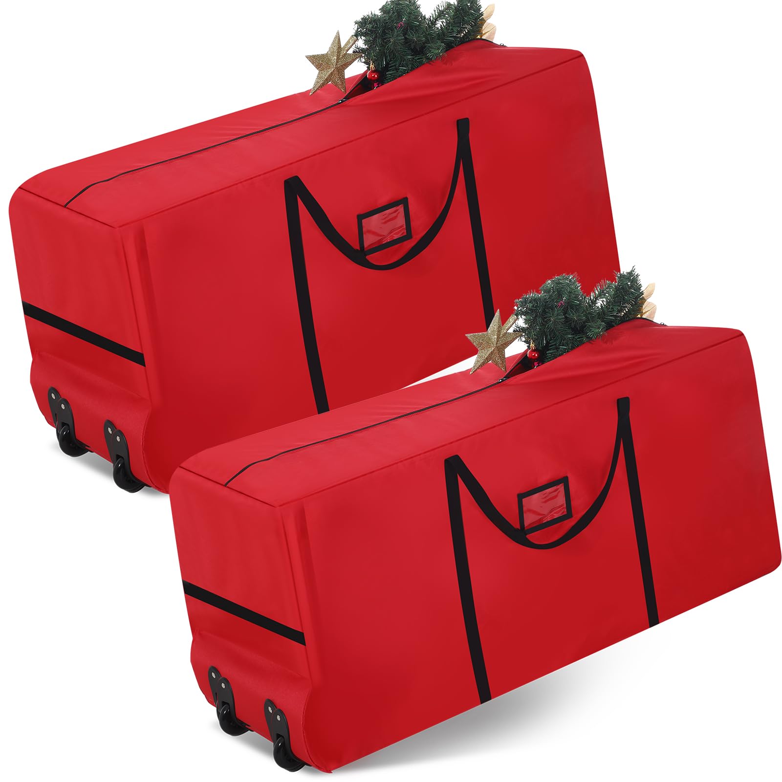 Amazon.com: Wesnoy 2 Pcs Christmas Tree Storage Heavy Duty Containers 7 ...