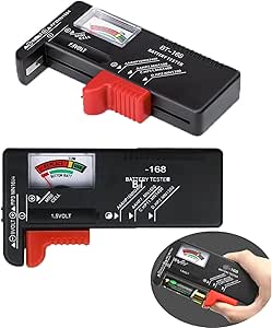 2pcs Battery Tester Checker, Universal Battery Checker Small Battery ...