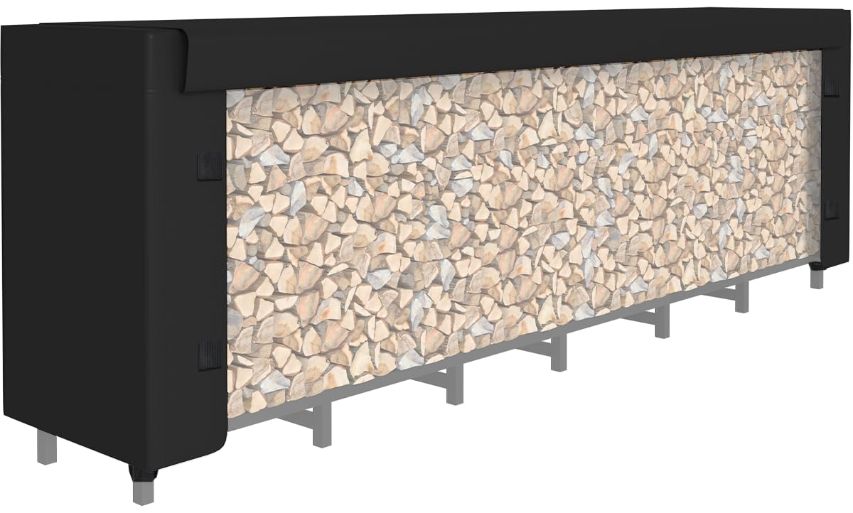 Amazon.com: Tikimilor 8FT Firewood Rack Cover for Indoor Outdoor ...