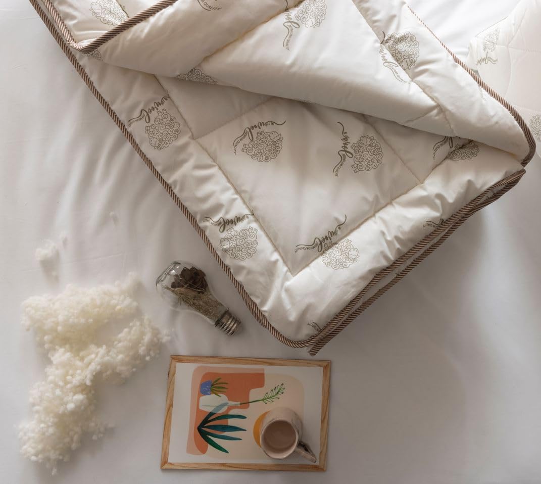 Amazon.com: Holy Lamb Organics Perfect Comfort Wool Comforter - Full ...