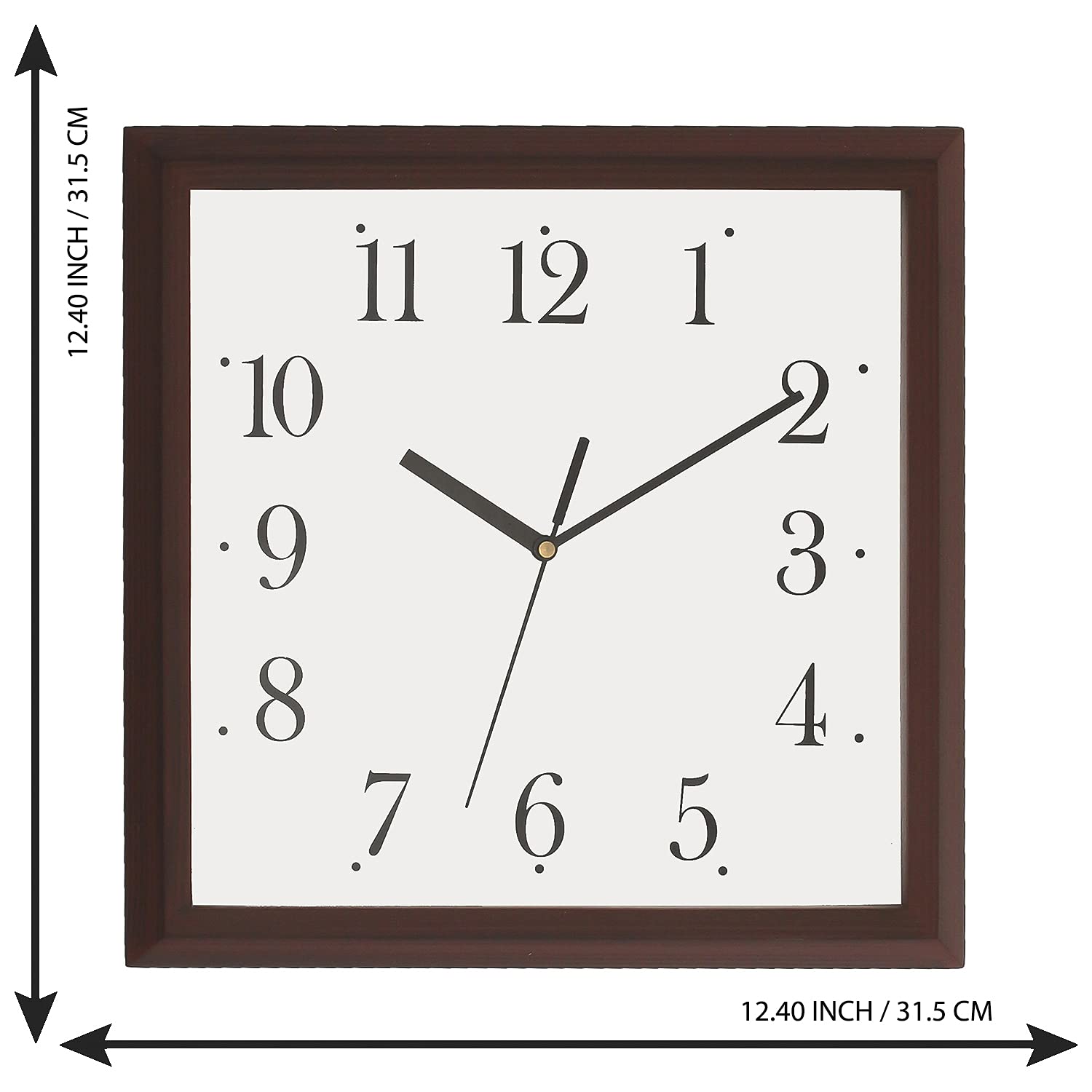 Wall Clock Square Shape Buy E India_fashion Plastic Square Shape