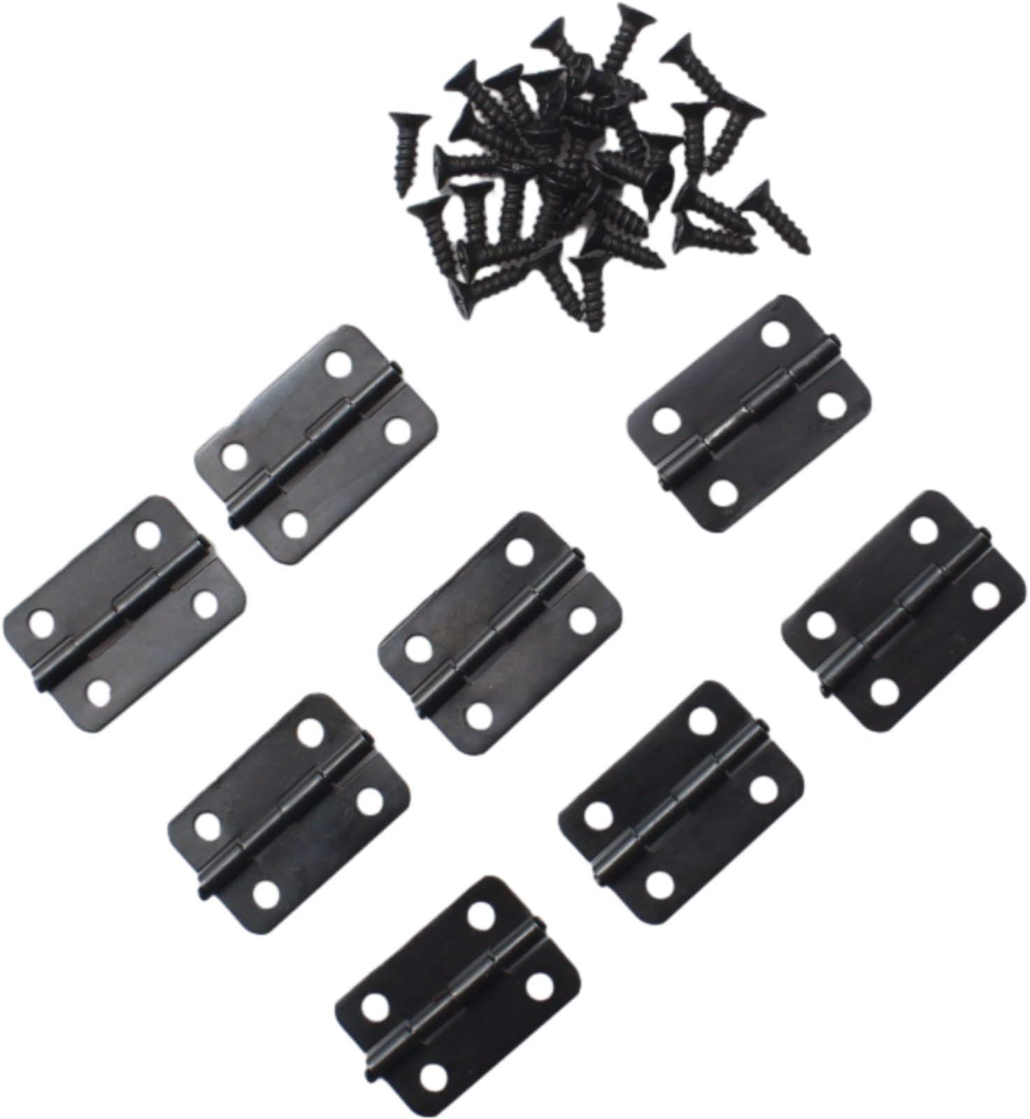 OZXNO Mini Retro Hinges 8 PCS Rectangle Antique Black Jewelry Box ...