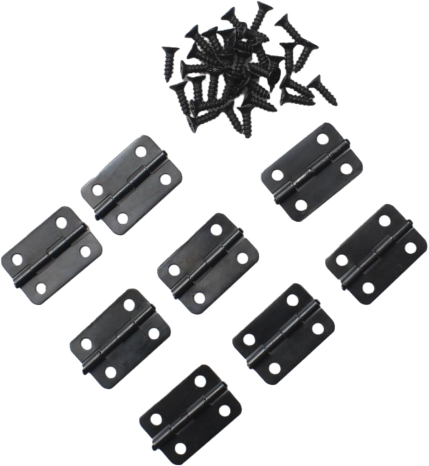 OZXNO Mini Retro Hinges 8 PCS Rectangle Antique Black Jewelry Box ...