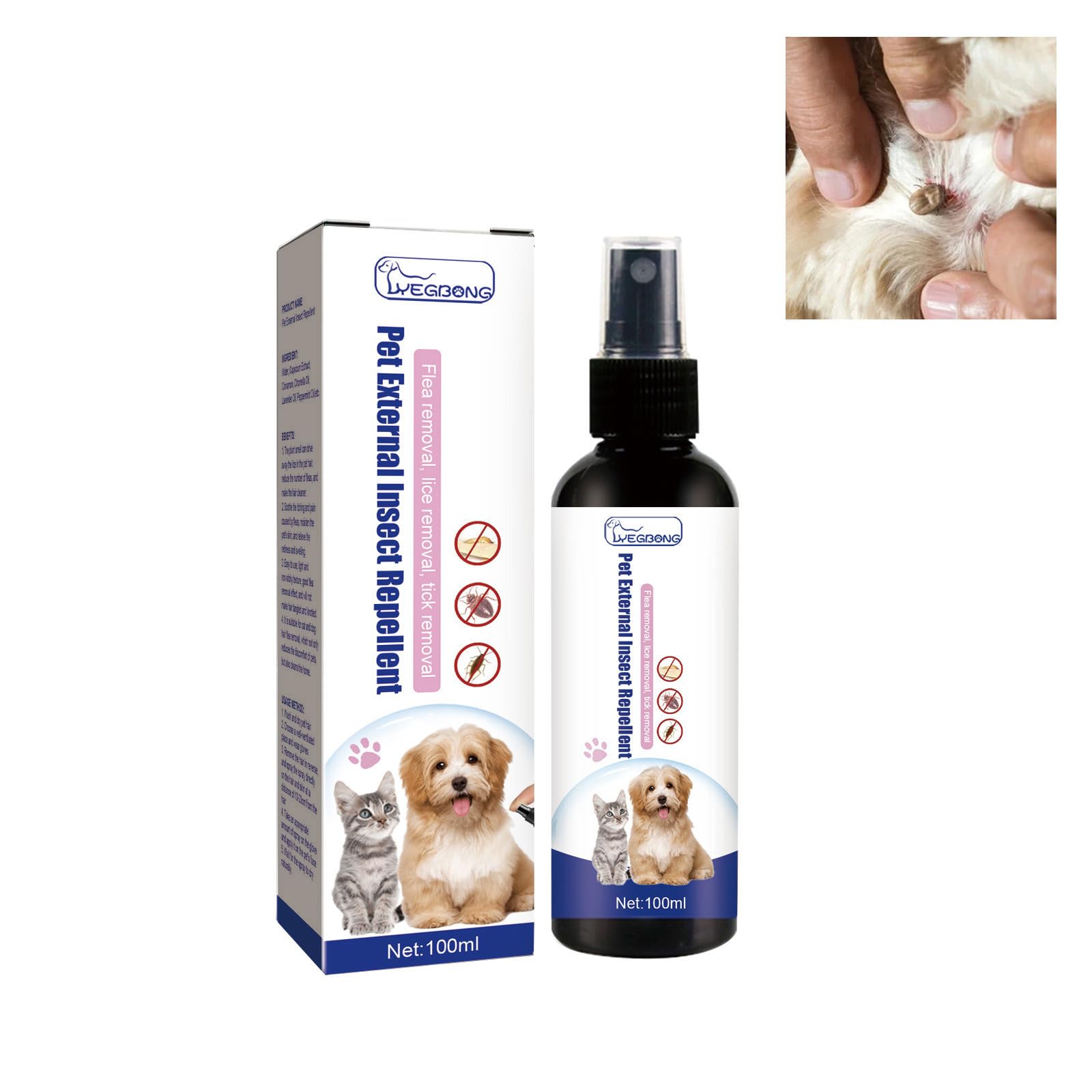 Hautpflegespray Milben Hund Grasmilben bekämpfen Juckreiz Milbenspray ...