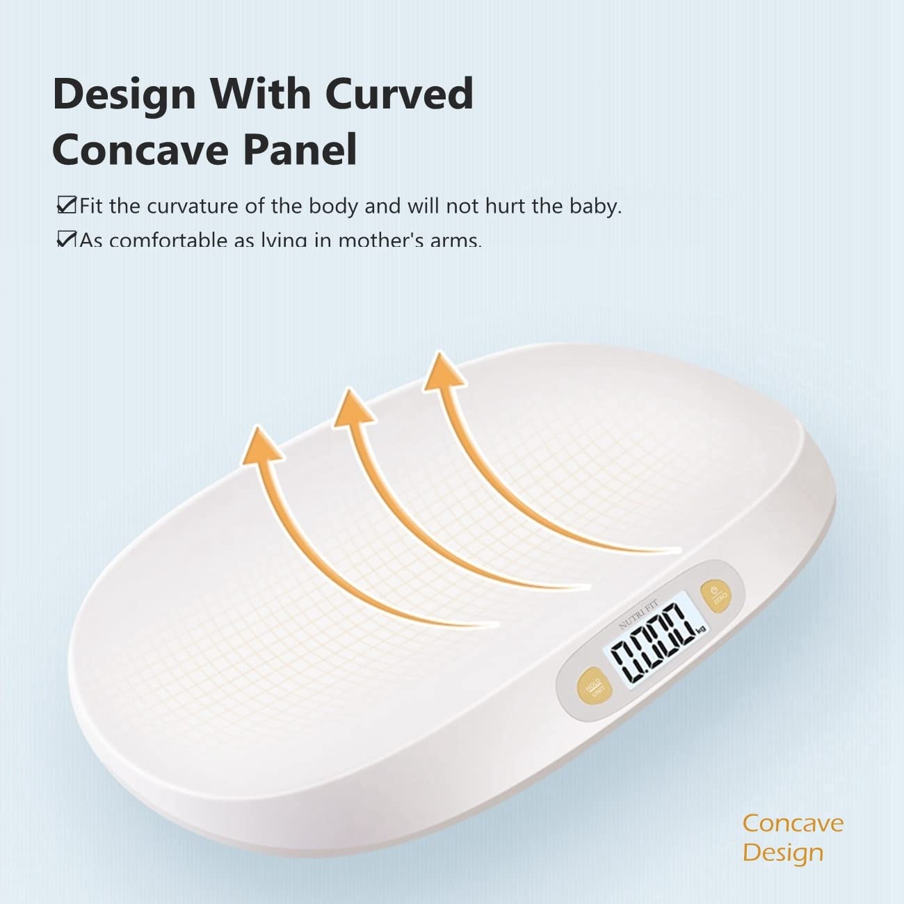 NUTRI FIT Smart Weigh Baby Scale Digital Body Scales, Pet Scale with ...