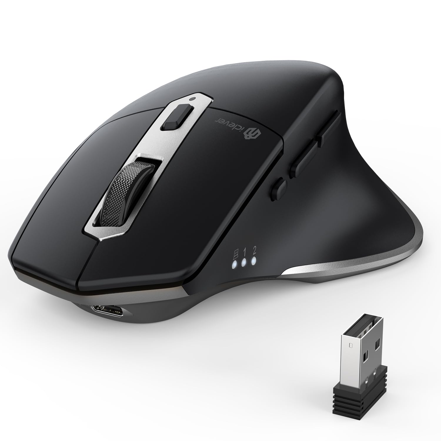 Amazon.com: iClever Bluetooth Mouse, Wireless Large Mouse, Multi ...