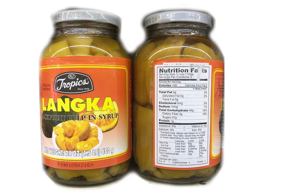 Buy Tropica Filipino Jackfruit Pulp in (Nangka/Langka) 24oz - Total of ...