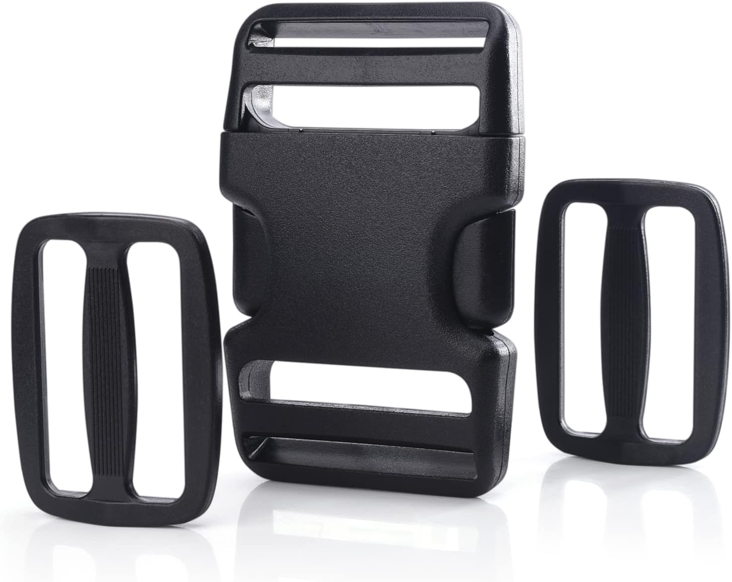 Amazon.com: CooBigo 6 Sets Plastic Buckle for Strap, 1-1/2" Side ...