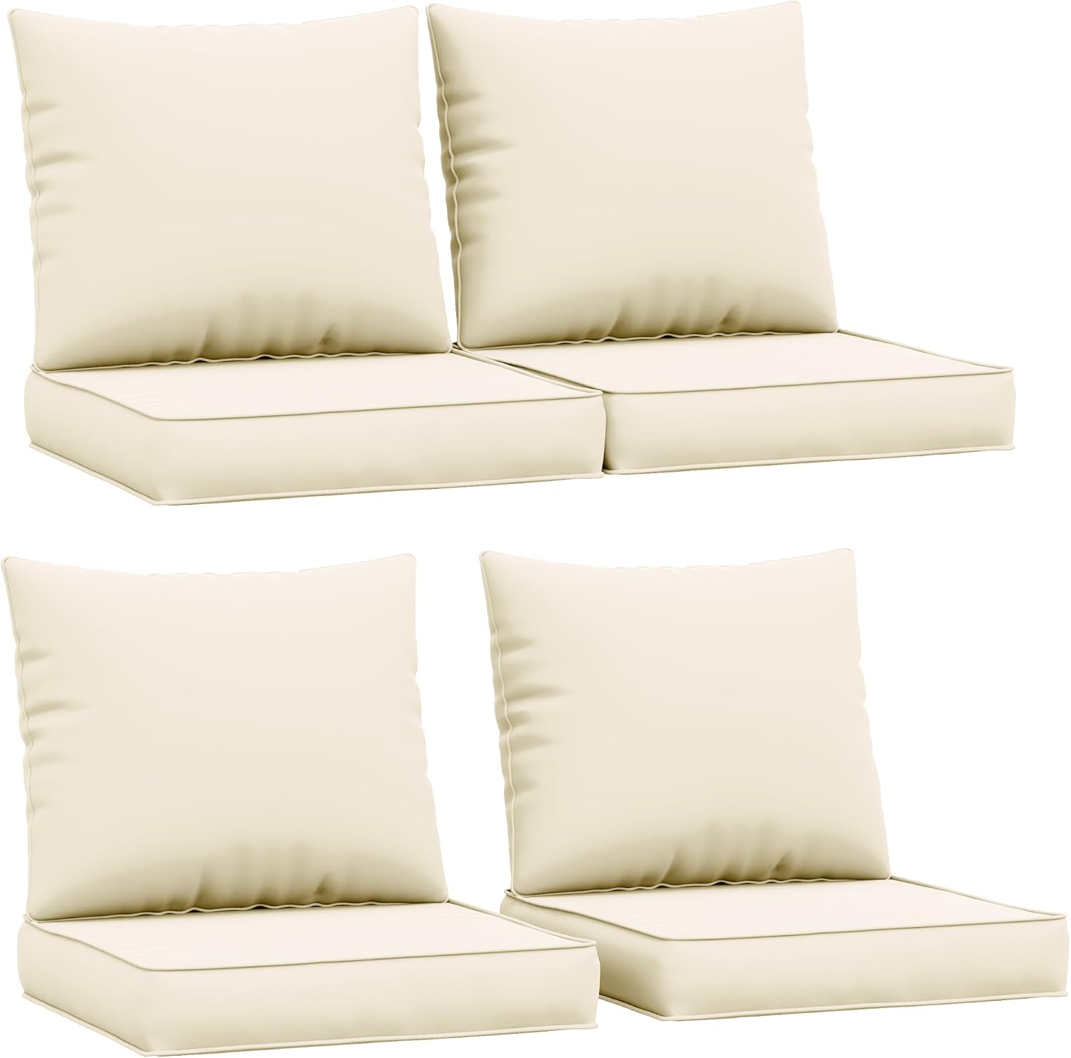 Amazon.com: Amopatio Outdoor Cushions for Patio Furniture, Outdoor Seat ...