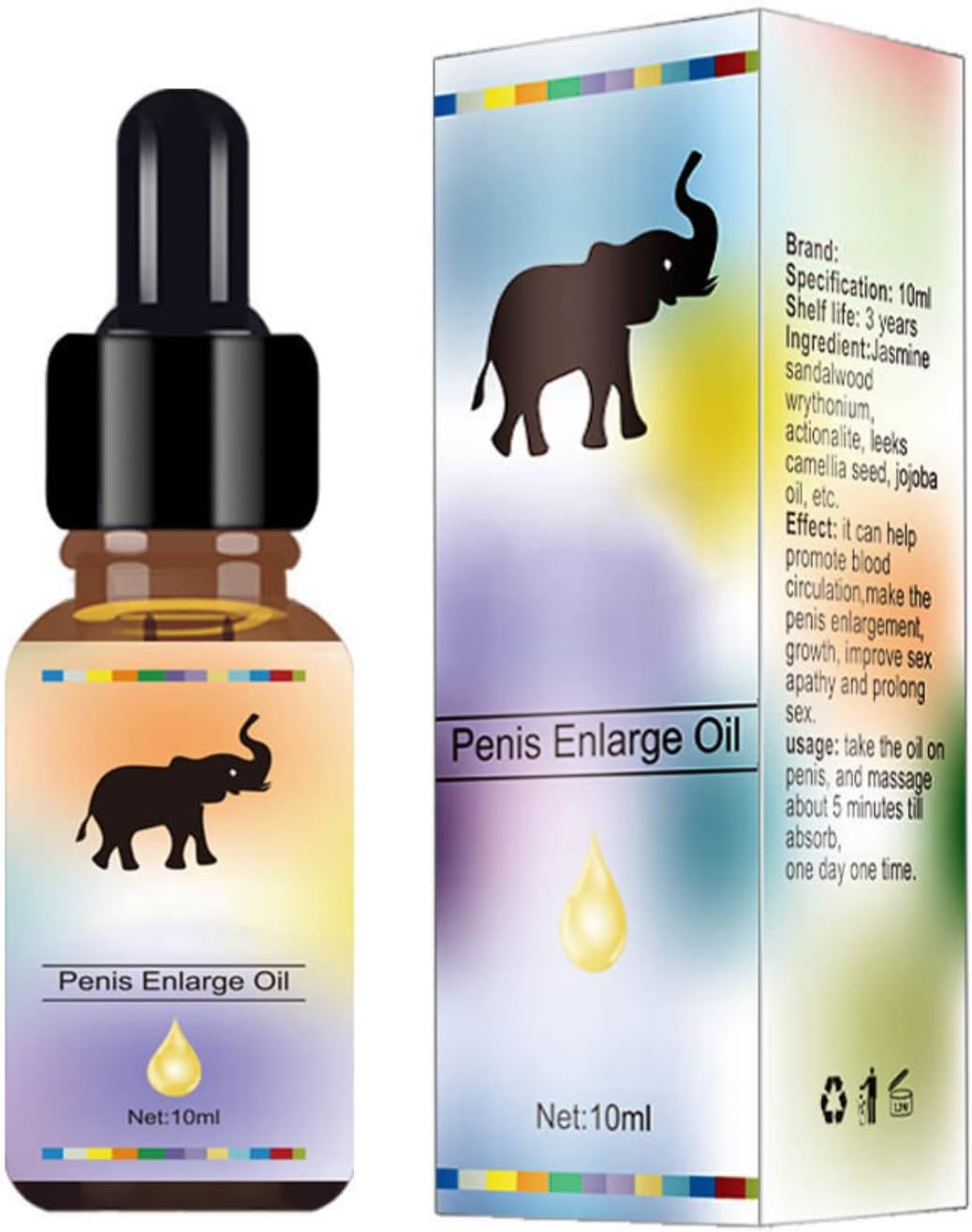 Amazon.com: Hotiary Men Massage Oil - Men Penis Growth Increase Enlarge ...