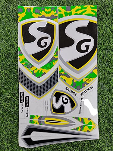 Sports N More SG Savage Edition Cricket Bat Stickers : Amazon.in ...