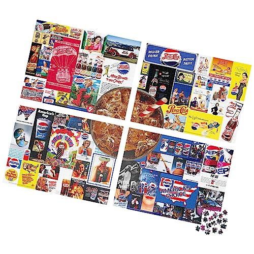 Snapklik.com : Pepsi, 4 Puzzle Multipack, 500 Pieces Combine To Form ...