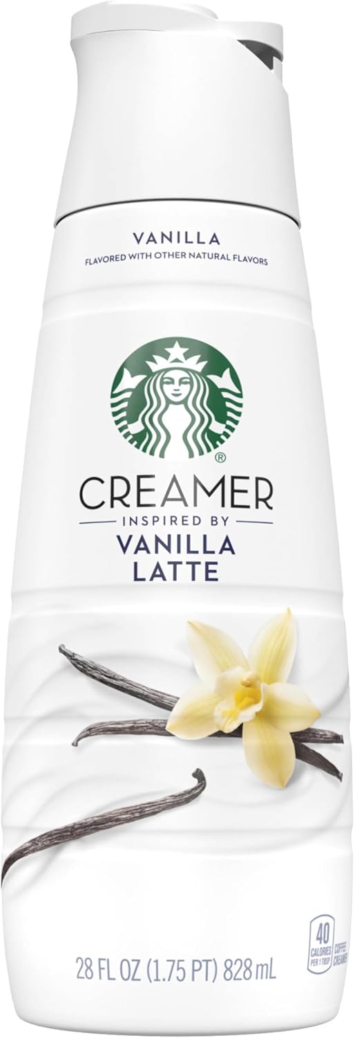 Starbucks Crema para Café Vanilla Latte 828 mL : Amazon.com.mx ...