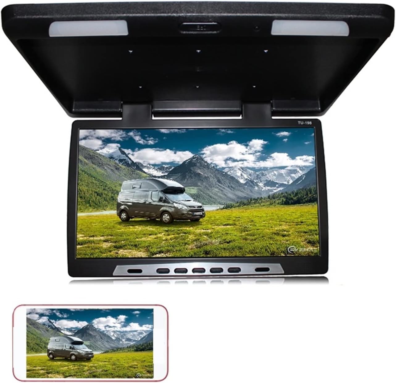 Moniteur De Montage Sur Toit De Voiture, 22 pouces moniteur de toit de ...