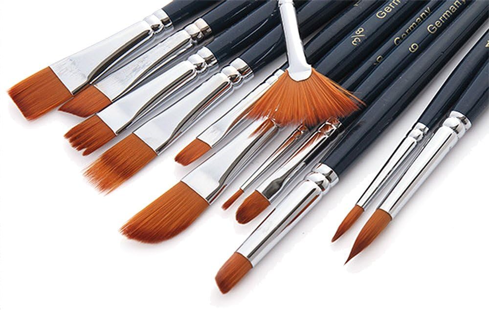 Kcopo Multifunktionales Pinsel Set Nylon Pinsel Artist Paint Brushes ...