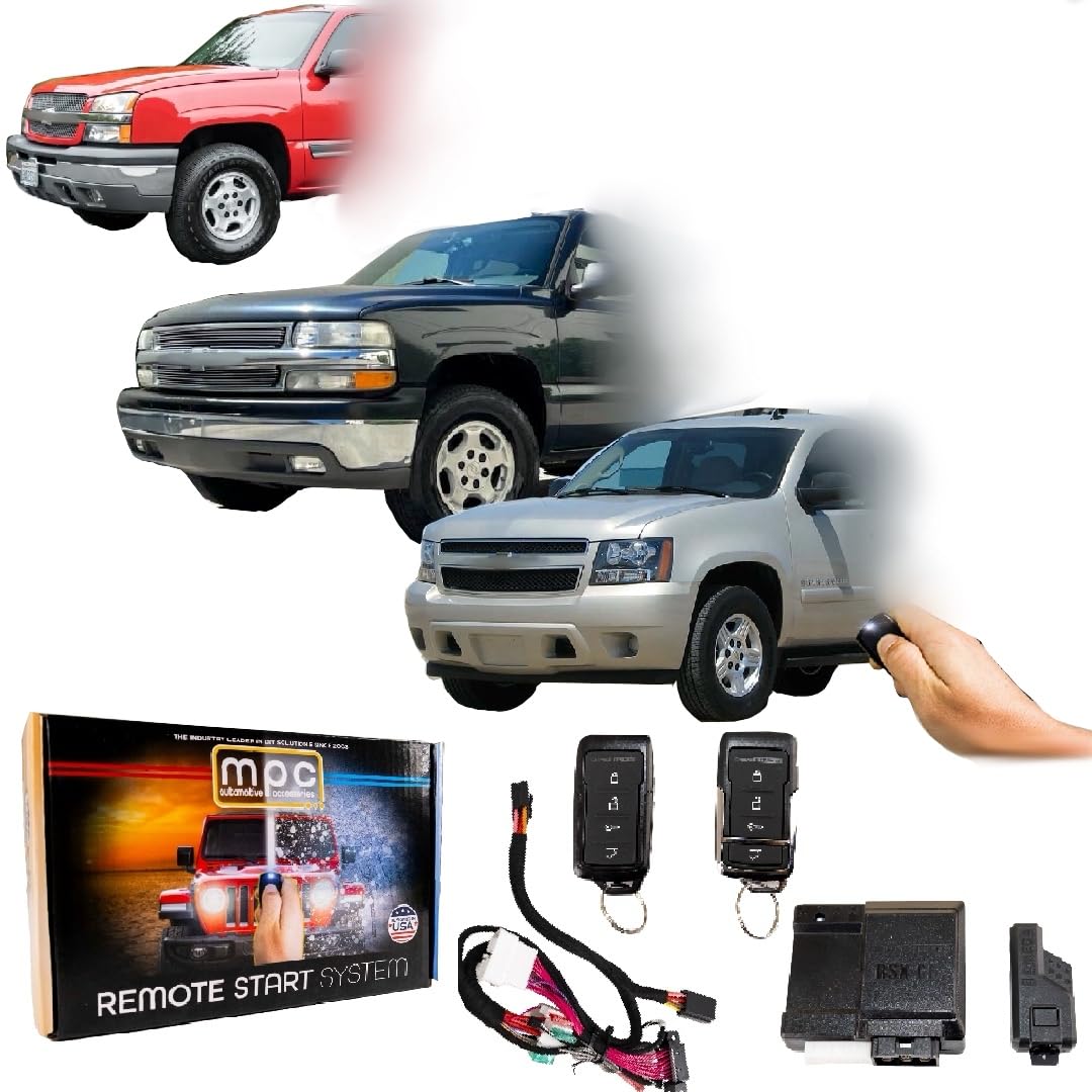 Amazon.com: MPC Remote Start Kit Compatible with Chevrolet & GMC 03-06 ...