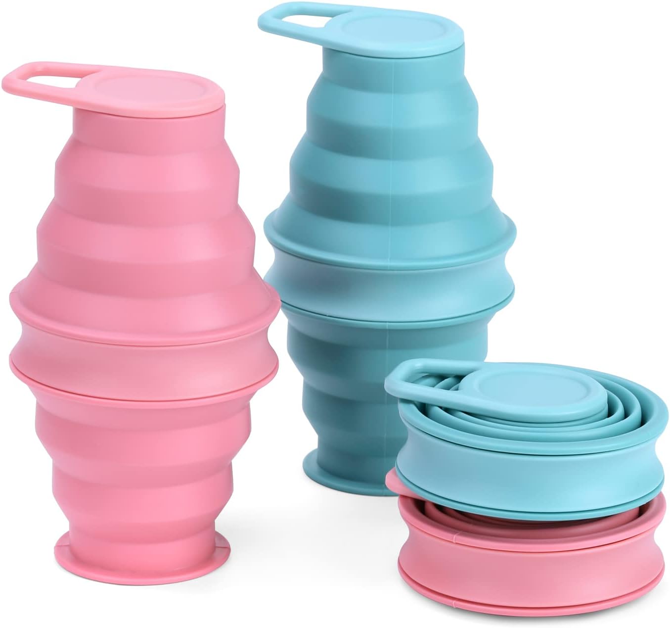 Amazon.com: Shozxlcci Collapsible Water Bottle, Reusable Silicone ...
