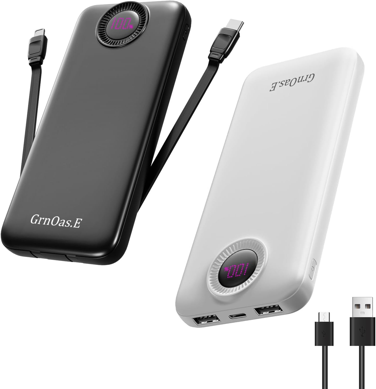 Amazon.com: GrnOas.E 22.5W High-Speed Power Bank for iPhone + 10000mAh ...