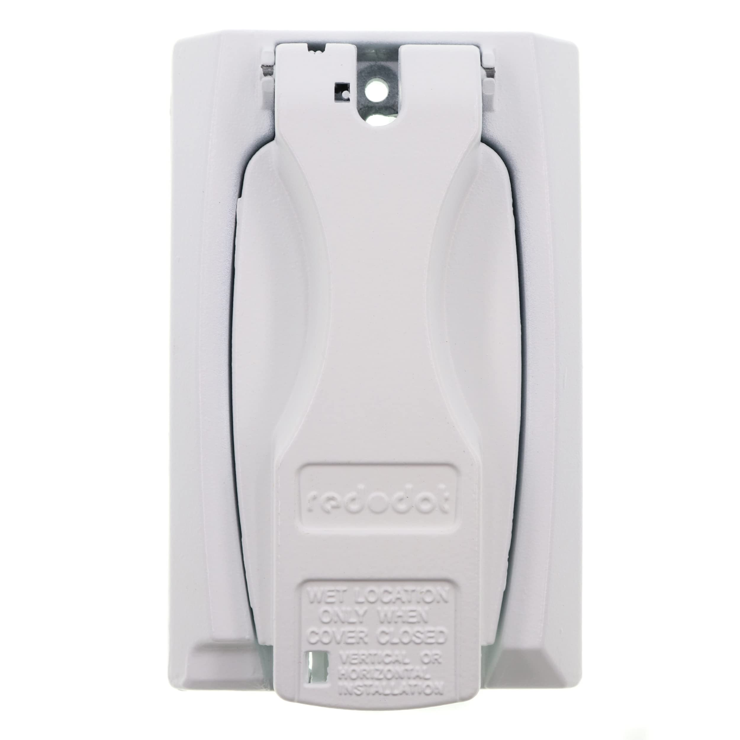 Red Dot Weatherproof Push Button Cover Red Dot 2 Gang Switch/GFCI