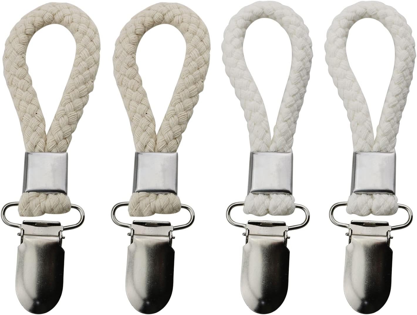 Amazon.com: Elesunory 8PCS Hanging Tea Towels Clip, Metal Towel Hanger ...