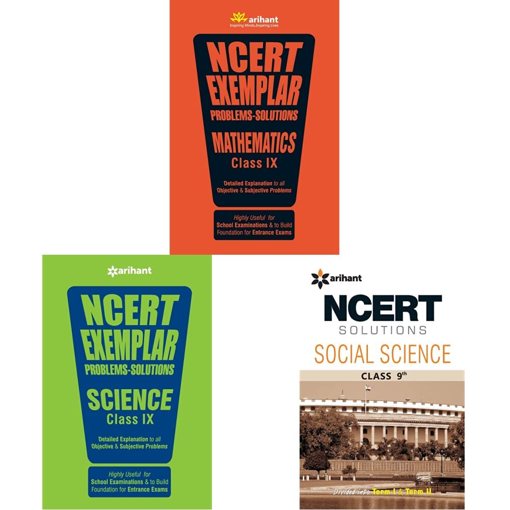 Buy NCERT Exemplar Problems-Solutions MATHEMATICS class 9th&NCERT ...