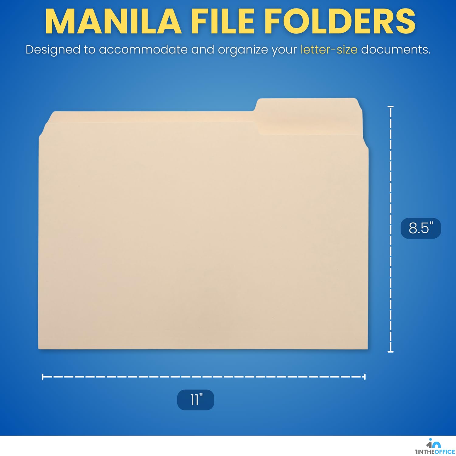 Snapklik.com : 1InTheOffice Manila File Folders Legal Size