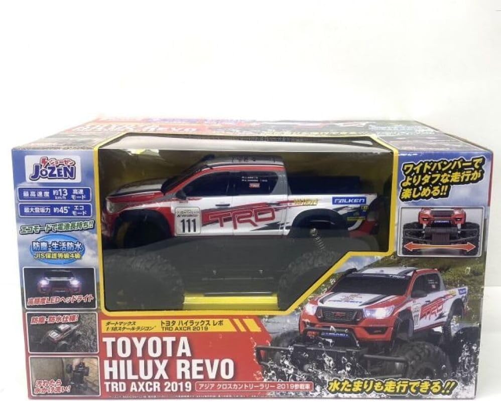 Amazon.co.jp: JOZEN Hilux REVO TRD AXCR 2019 Dirt Max 1/18 Scale RC : Toys & Games