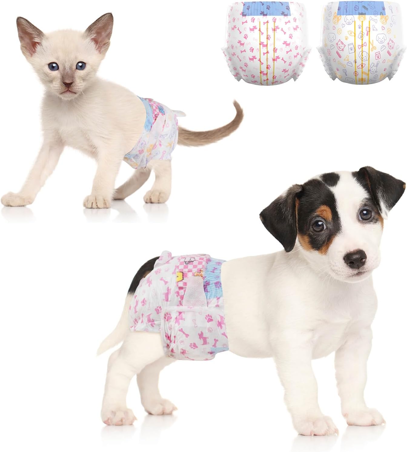Dono Pet Dog& Cat Diapers Female-48PCS, Disposable Female Dog Period ...