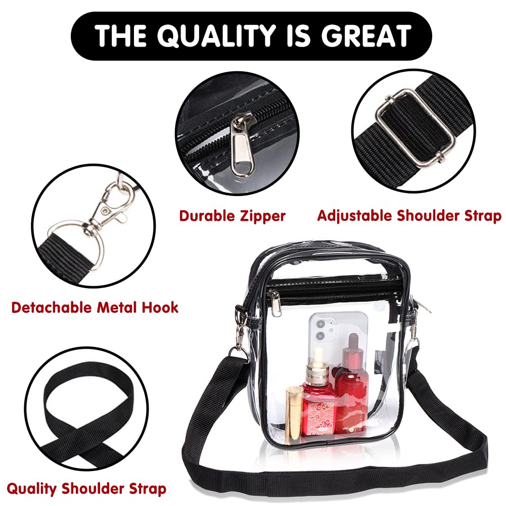 Snapklik.com : Concert Approved Clear Bag,Clear Crossbody Bag For ...