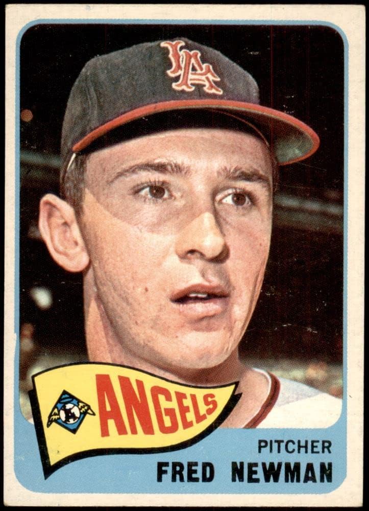 Amazon.com: 1965 Topps # 101 Fred Newman Los Angeles Angels (Baseball ...