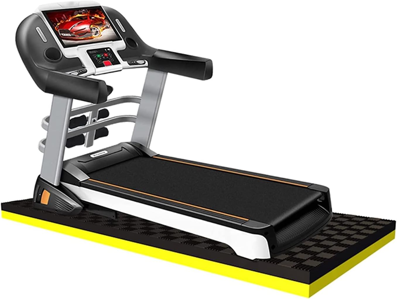 Amazon.com: Exercise Equipment Mats, Non-slip Thick Workout Treadmill ...