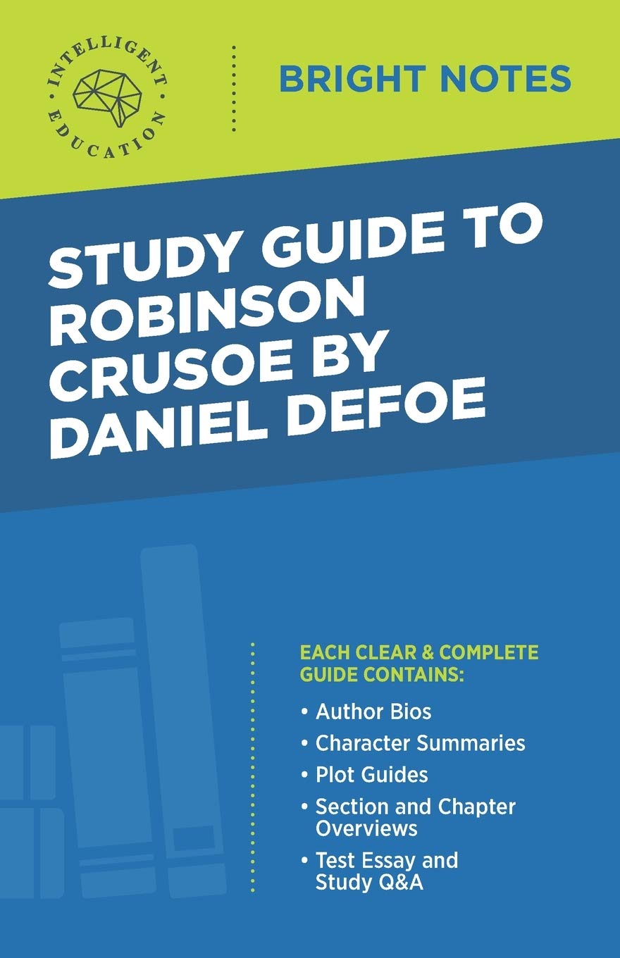 Amazon.com: Study Guide to Robinson Crusoe by Daniel Defoe (Bright ...