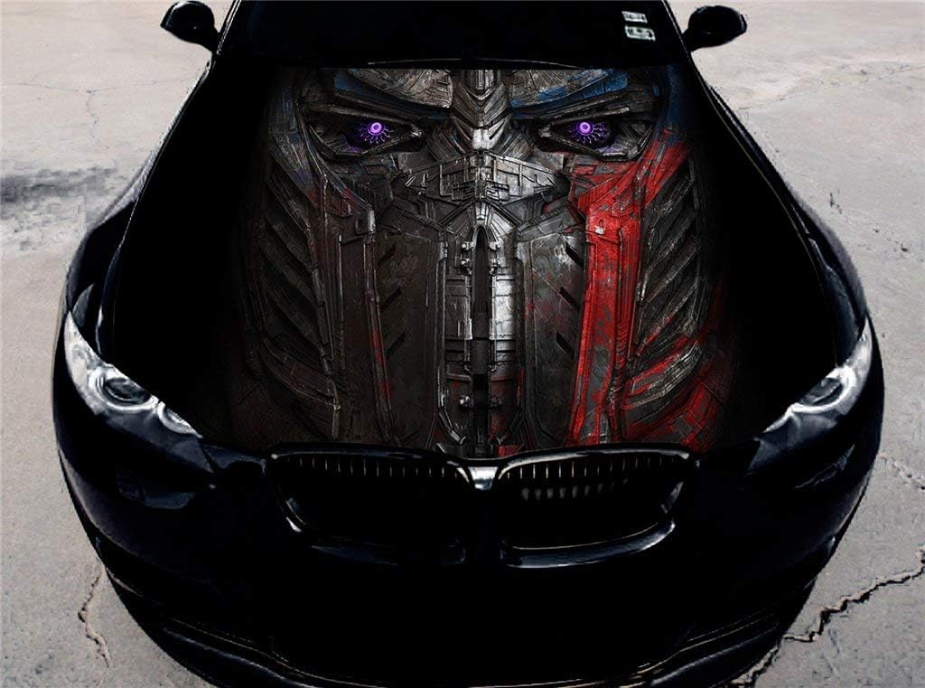 Amazon.com: Stikka Vinyl Car Hood Wrap Full Color Graphics Decal ...